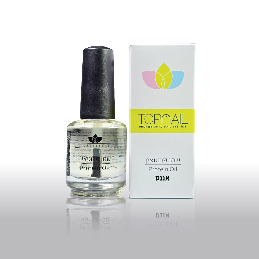 שמן פרוטאין אננס - 15 מ"ל - TOPNAIL Protein Oil | טופנייל